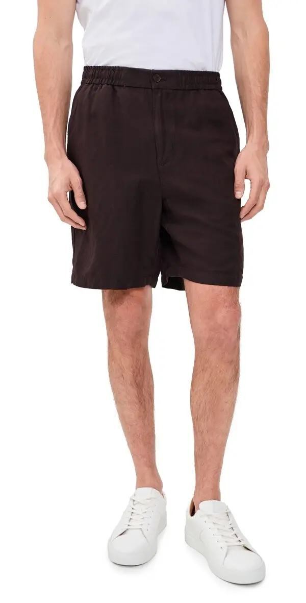 Lacoste Cotton Linen Shorts - Buffalo