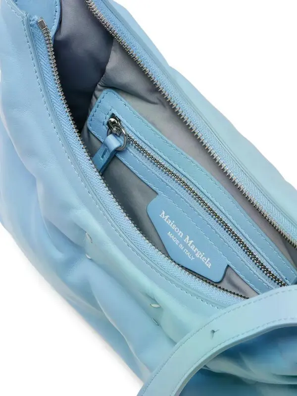 MAISON MARGIELA Small Leather Shoulder Bag - Blue
