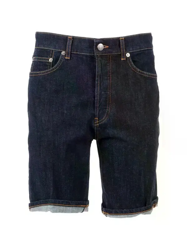 DONDUP Dade Cuffed Shorts - Blue