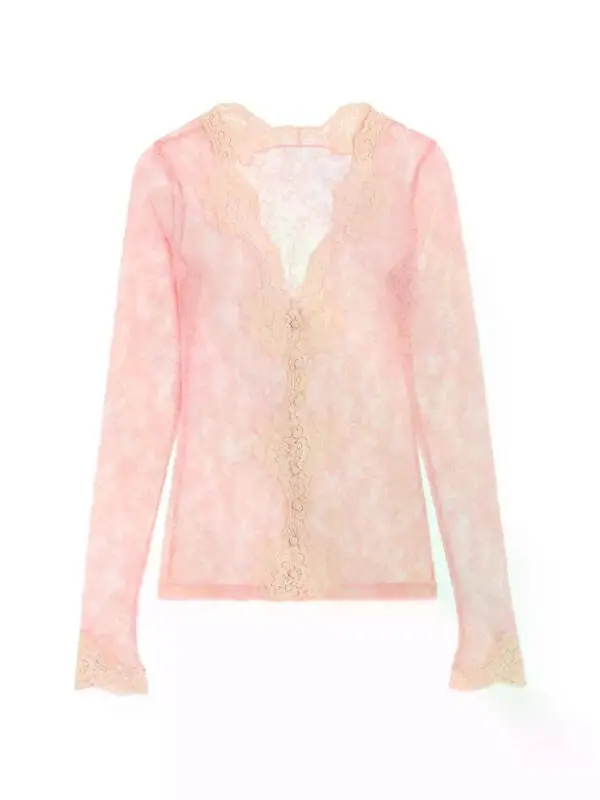 Valentino Garavani Lace Cardigan - Pink