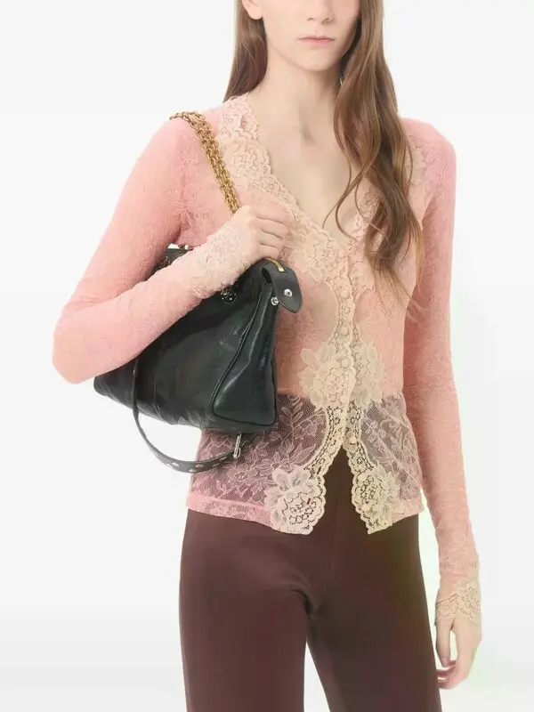 Valentino Garavani Stretch Lace Cardigan - Pink