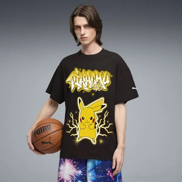 PUMA X Pokãmon Pikachu Oversized T-shirt - Black
