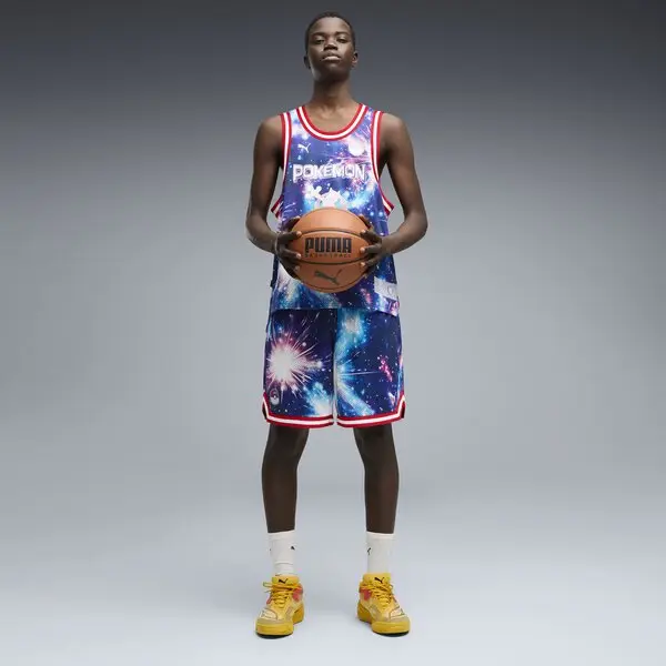 PUMA X Pokémon Mewtwo Basketball Shorts - Black