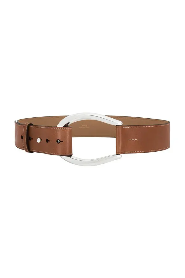 Polo Ralph Lauren Medium Sculpt Belt - Cuoio
