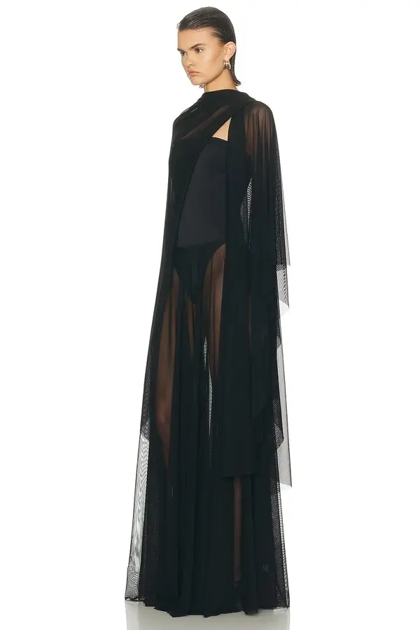 Norma Kamali Wrap Shawl - Black