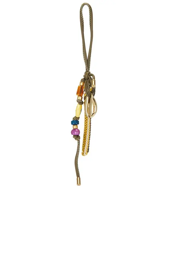 Polo Ralph Lauren Shell Bag Charm - Basil Multi