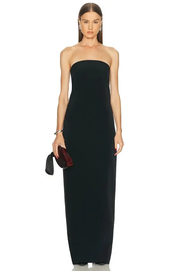 Marina Moscone Cocoon Bustier Dress