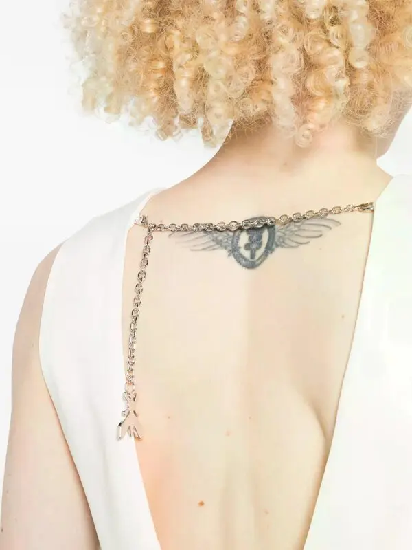 Patrizia Pepe Chain-detail Mini Dress