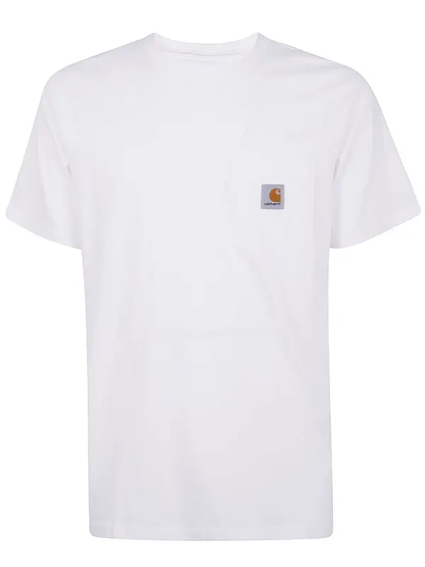 Carhartt Work In Progress Short Sleeve Pocket T-shirt - White