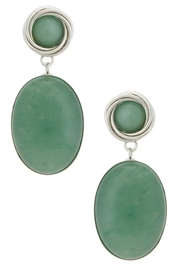JENNIFER BEHR Ruthie Earrings - Aventurine