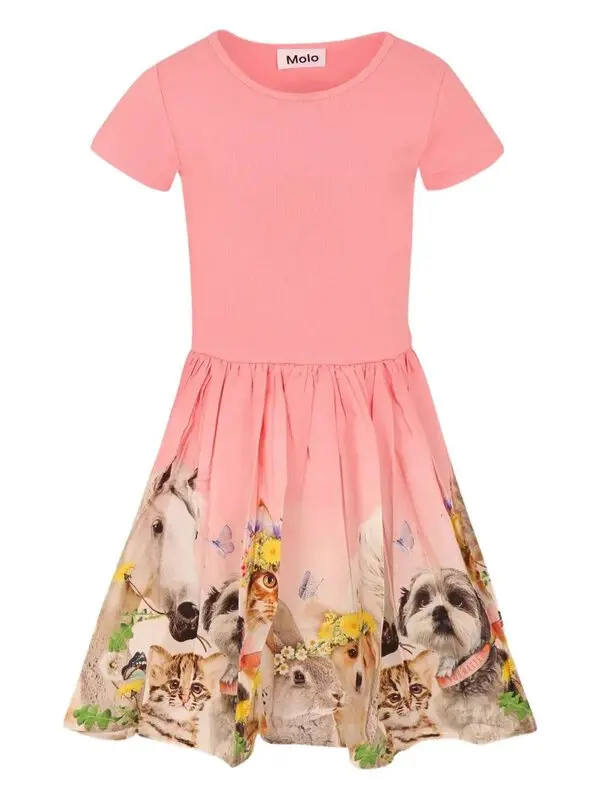 MOLO Cissa Short Sleeves Dress - Yellow