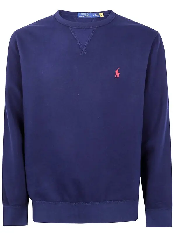 Polo Ralph Lauren Long Sleeve Knit Sweatshirt - Blue