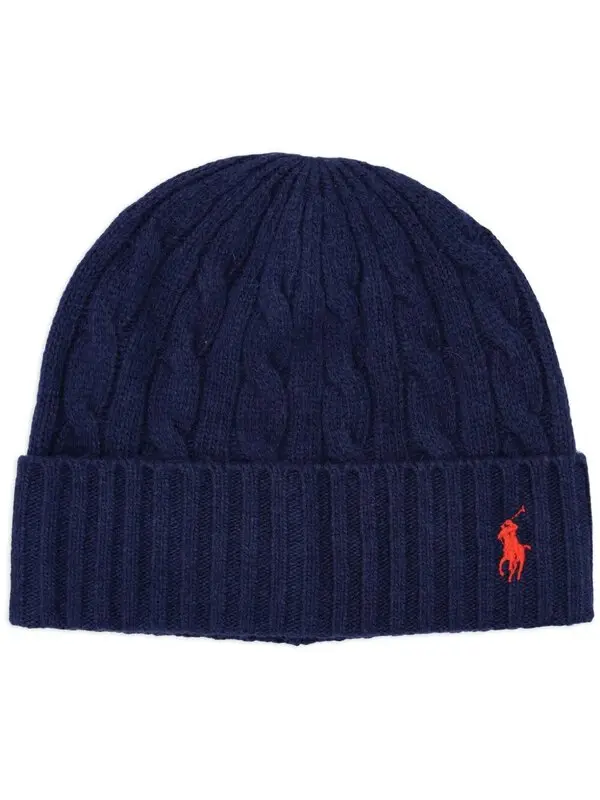 Polo Ralph Lauren Wool Blend Beanie - Blue