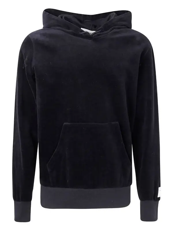 GOLDEN GOOSE Journey" `s Hoodie Swatshirt Double Chenille With Lab - Black