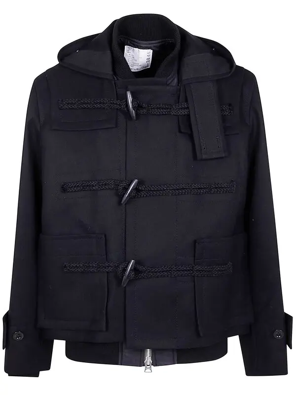 Sacai Wool Melton Blouson