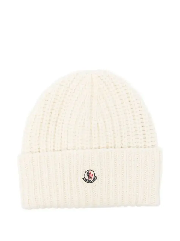 Moncler Tricot Hat - White