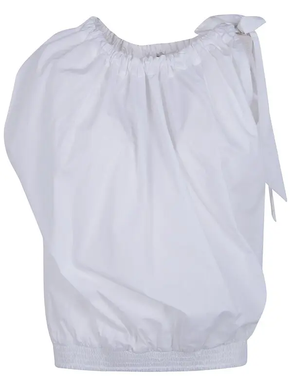 Essentiel Antwerp Jaylah Smocked Top - White