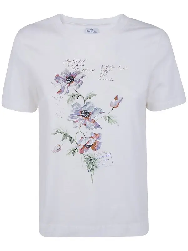 Paul Smith Printed T-shirt - White