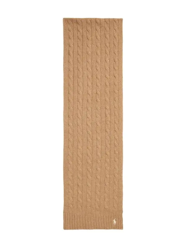 Polo Ralph Lauren Wl Cshmr Oblong Scarf - Beige