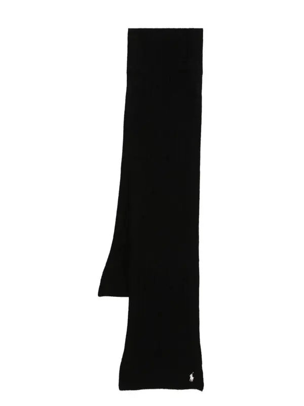 Polo Ralph Lauren Wl Cshmr Oblong " Scarf - Black
