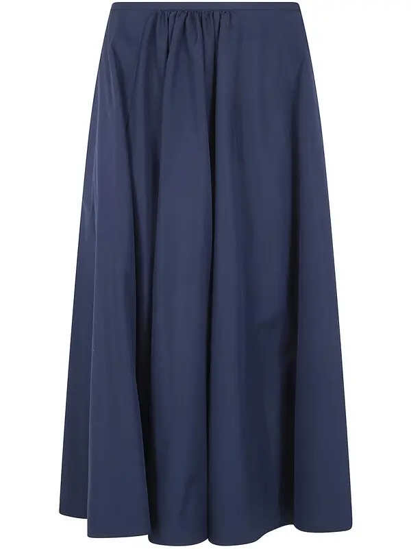 Aspesi Midi Cotton Skirt - Blue