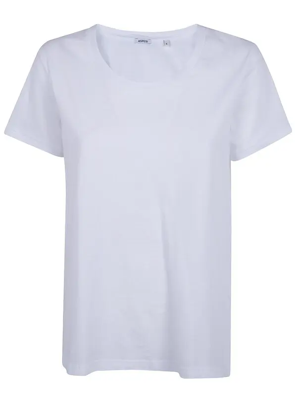 Aspesi Round Neck Classic T-shirt - White