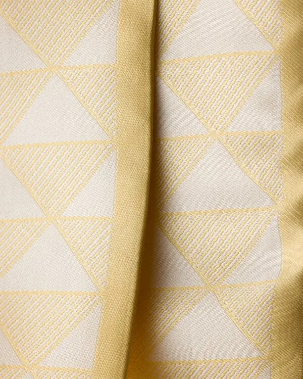 Prada Jacquard Silk Tie - Yellow
