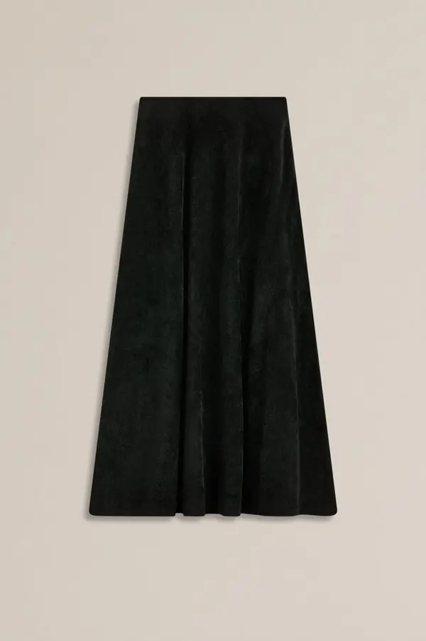 Scanlan Theodore Velvet A-line Skirt