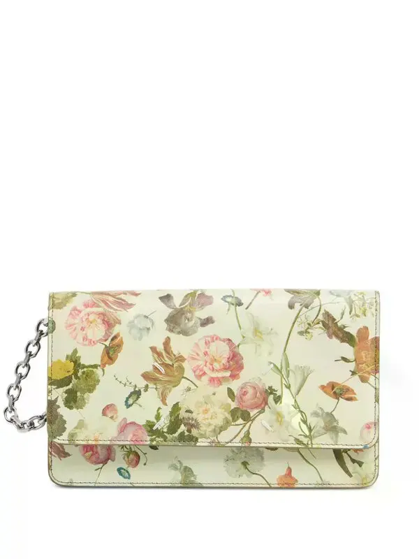 MAISON MARGIELA Floral Chain Cross Body Bag - Neutrals