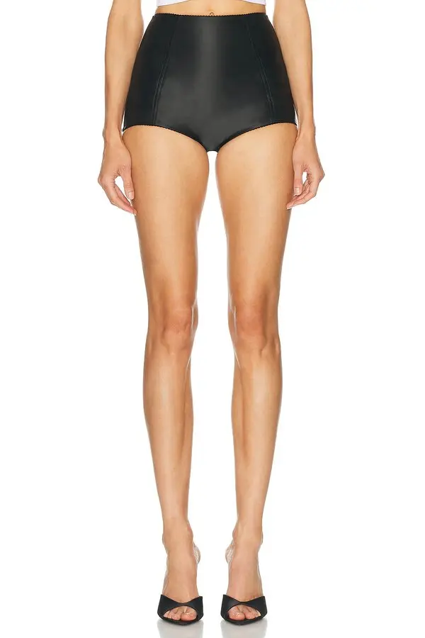 Dolce & Gabbana Nylon Mini Short - Black