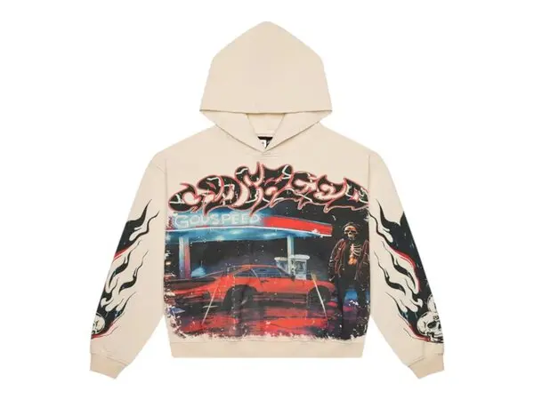 GODSPEED Pitstop Hoodie - Bone