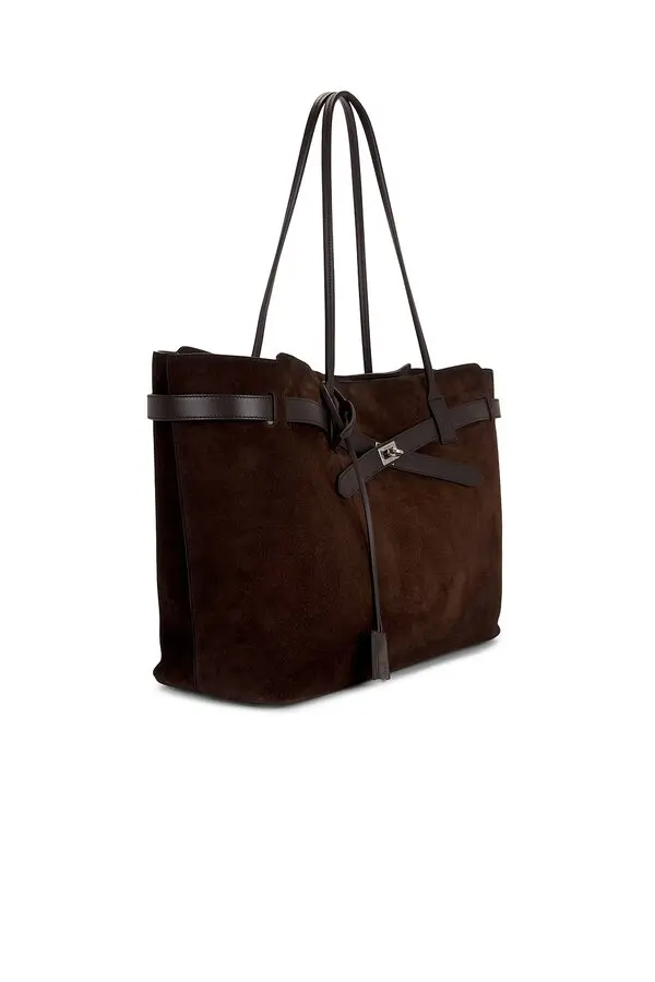 Balenciaga Bel Air Large Tote Bag - Light Espresso