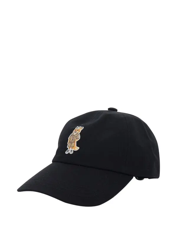 Maison Kitsuné Dressed Fox Baseball Cap - Black