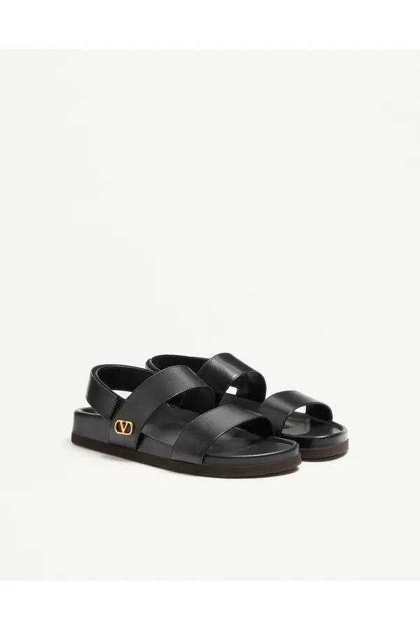Valentino Garavani Studshield Calfskin Sandals