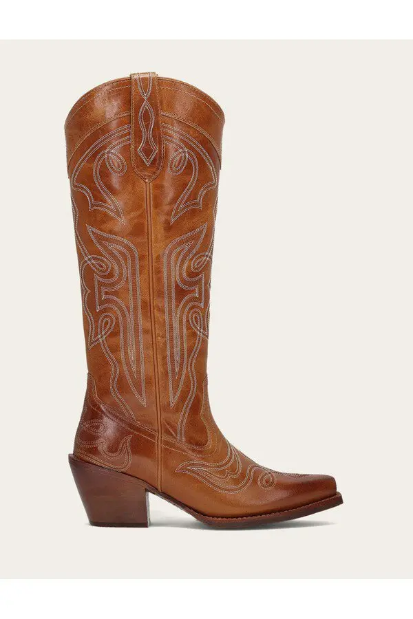 THE FRYE COMPANY Laila Double F Deco Boots - Denim
