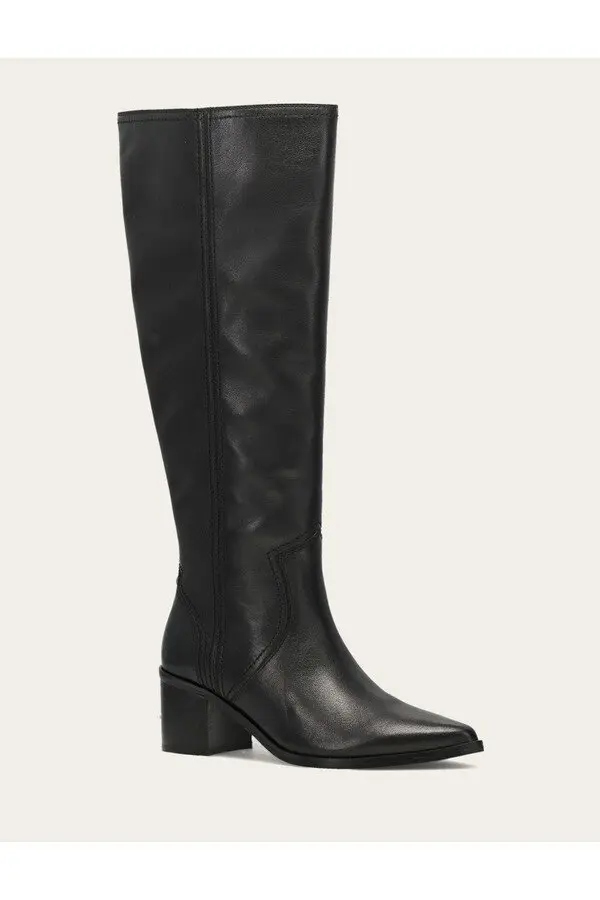 THE FRYE COMPANY Sadie Softy Tall Wide Calf Boots - Black