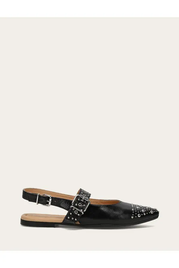 THE FRYE COMPANY Heather Studded Slingback Flats