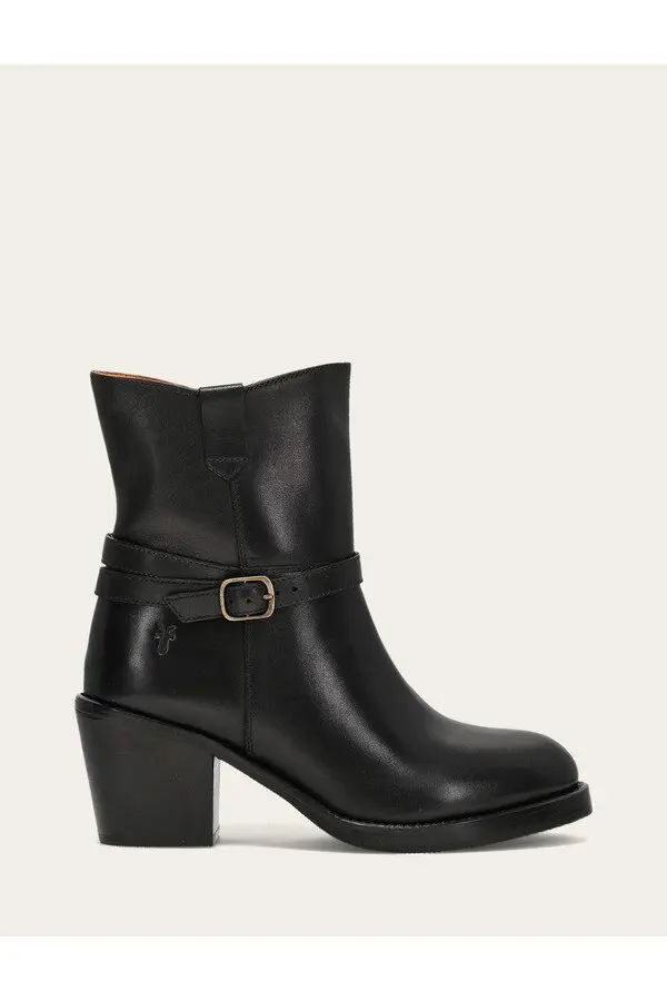 THE FRYE COMPANY Rylee Belted Zip Ankle Boots - Black