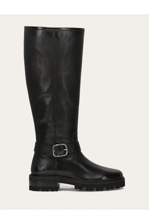 THE FRYE COMPANY Olivia Buckle Tall Boots - Black