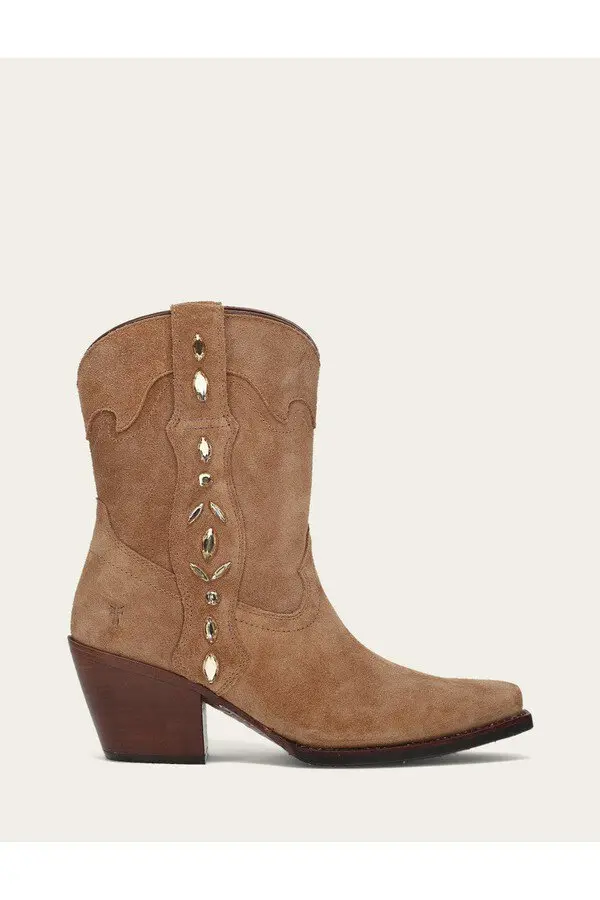 THE FRYE COMPANY Laila Short Rhinestone Bootie