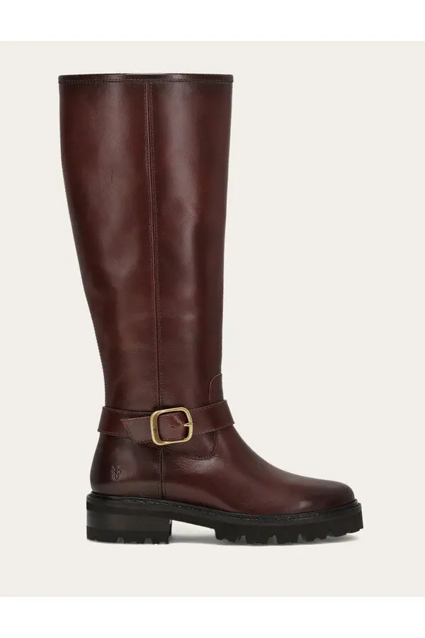 THE FRYE COMPANY Olivia Buckle Tall Boots - Denim