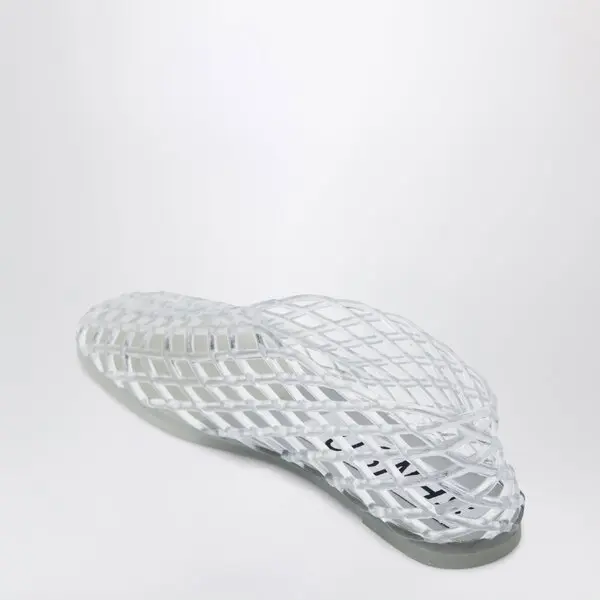 Senso Rubber Mesh Ballerinas - White