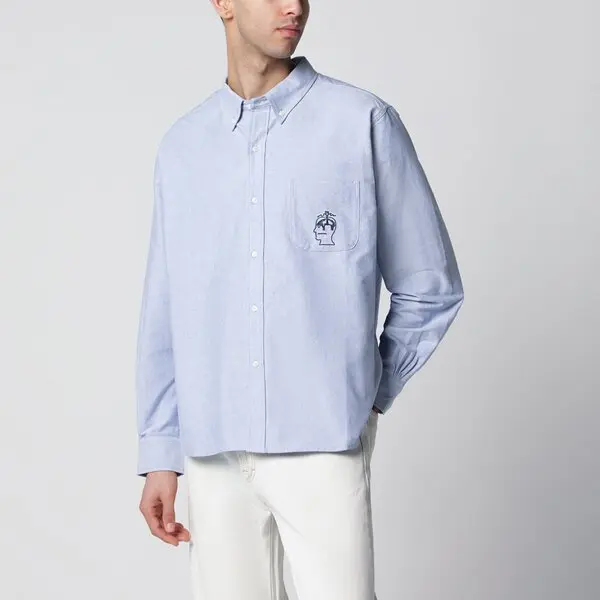 BRAIN DEAD Button-down Cotton Shirt