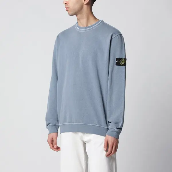 Stone Island Crewneck Sweatshirt - Blue