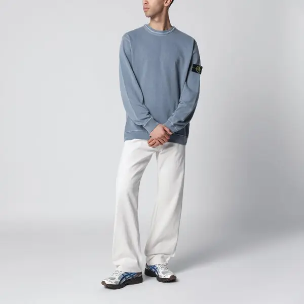 Stone Island Crewneck Sweatshirt - Blue