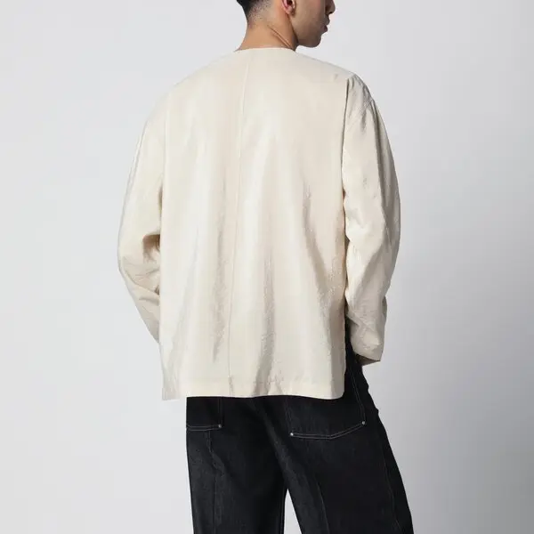 LEMAIRE Light Silk-blend Shirt - Beige