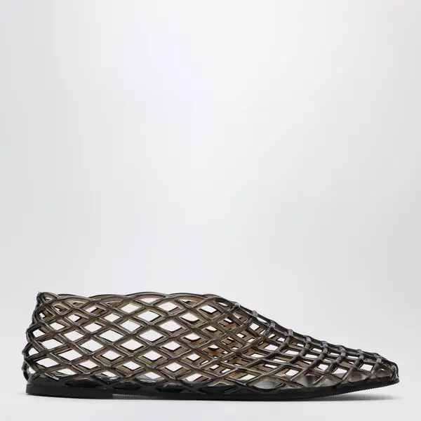 Senso Rubber Mesh Ballerina Flats - Black