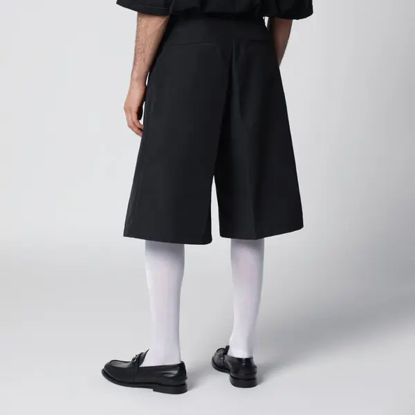 WILLY CHAVARRIA Wide Cotton Bermuda Shorts