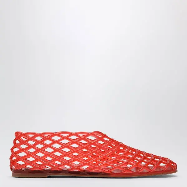 Senso Rubber Mesh Ballerinas - Red