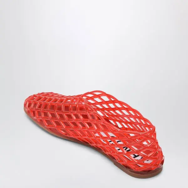 Senso Rubber Mesh Ballerinas - Red